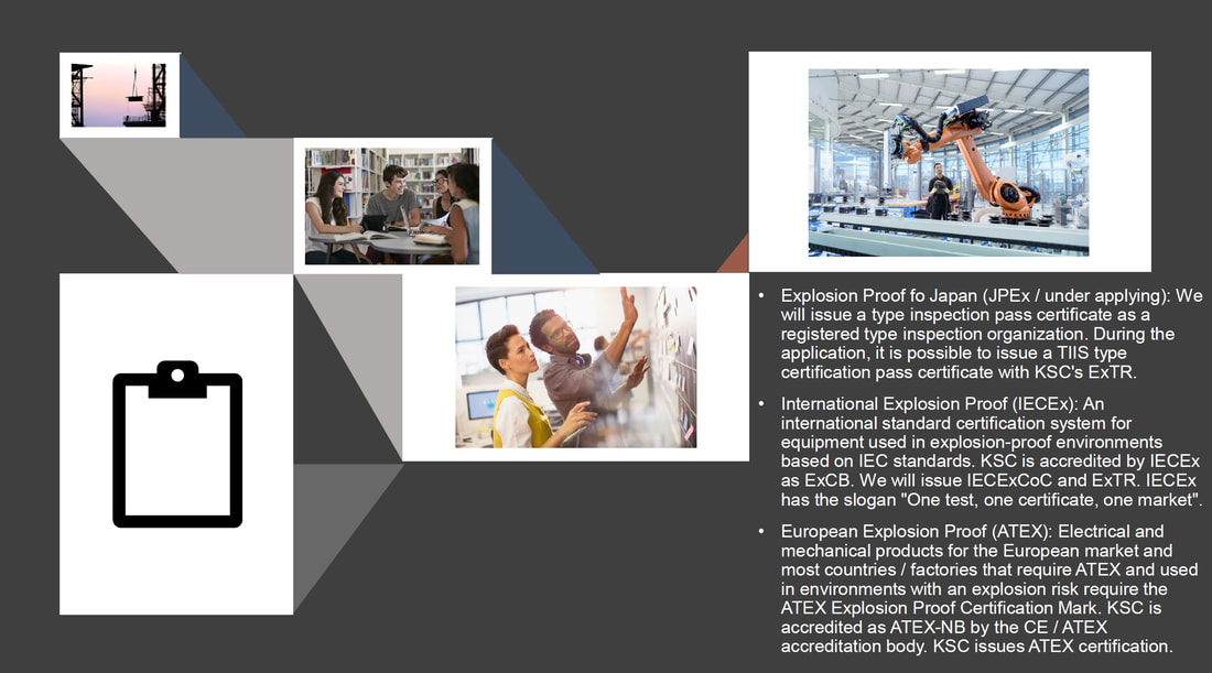 ATEX Directive TIIS&JPEX-KSC JAPAN - ATEX IECEX JPEX I KSC JAPAN